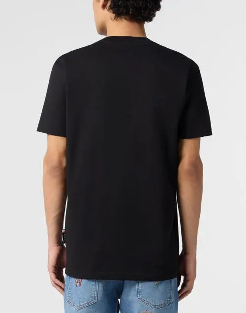 Philipp Plein Round Neck T-shirt Eagle Montecarlo - Black