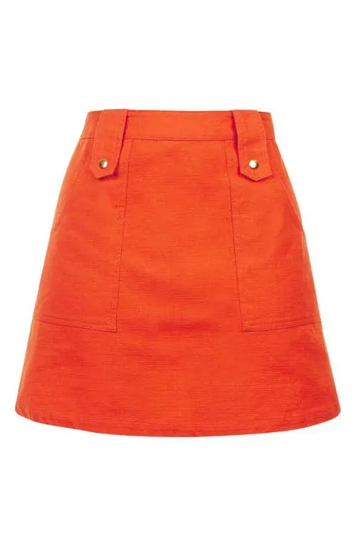 Topshop Square Pocket A-line Skirt