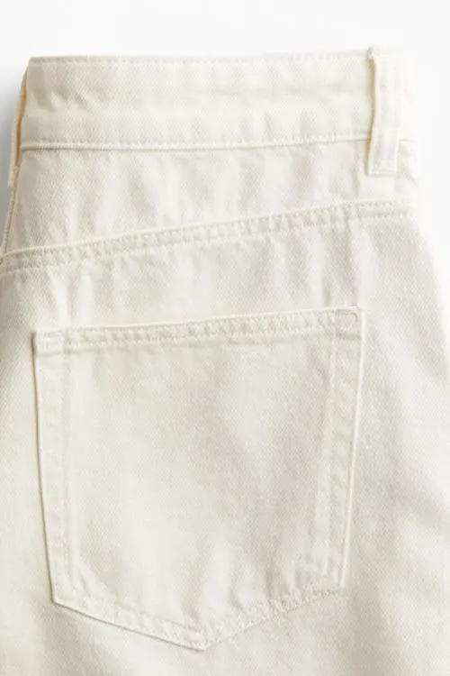 H&m Bermuda Shorts With Eyelet Embroidery