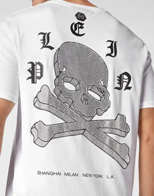 Philipp Plein T-shirt Round Neck Ss Wire Frame