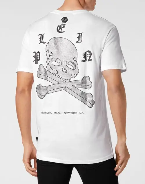 Philipp Plein T-shirt Round Neck Ss Wire Frame