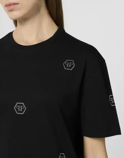 Philipp Plein Crystal Monogram T-shirt