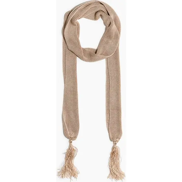 H&m Shimmery Viscose Scarf - Light Beige