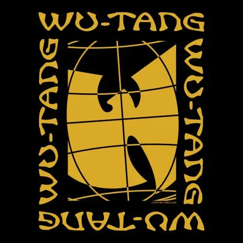 WU-TANG CLAN Framed Globe Logo Short Sleeve Graphic T-shirt