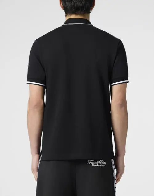 Philipp Plein Piquet Polo T-shirt Plein Tennis