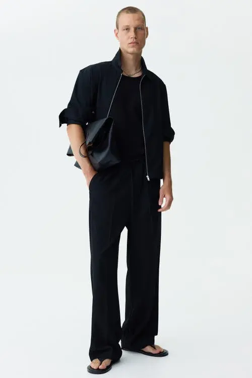 H&m Loose-fit Pants - Black