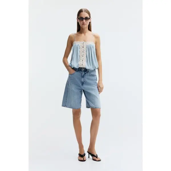 H&m Denim Bermuda Shorts