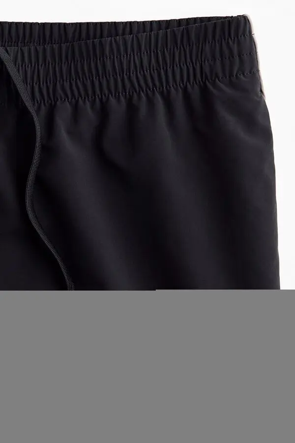 H&m Loose Fit Nylon Track Pants - Black/sport 92