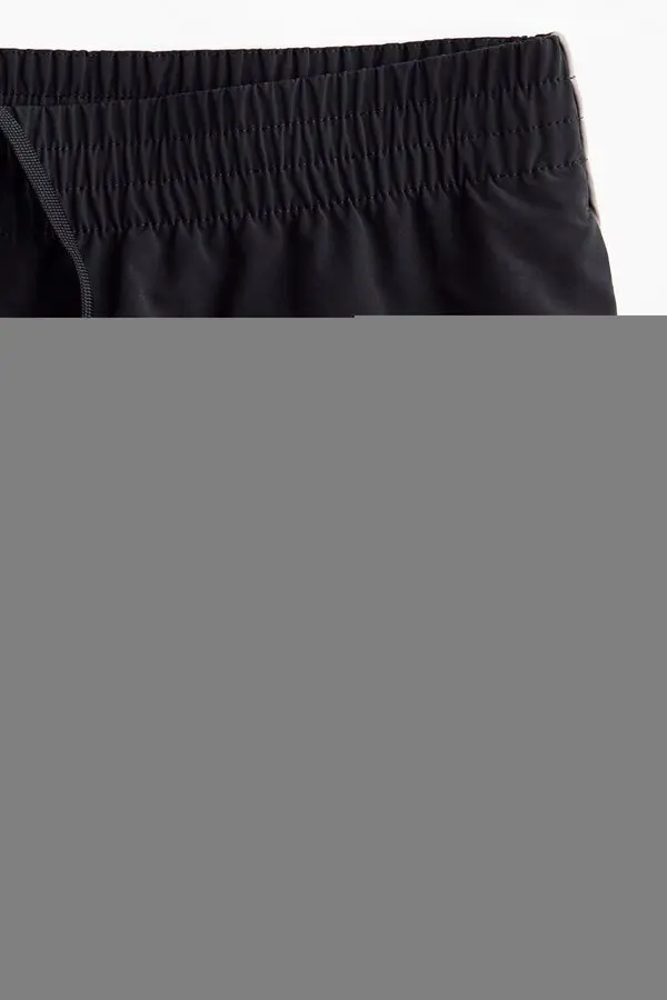 H&m Loose Fit Nylon Track Pants - Black/sport 92