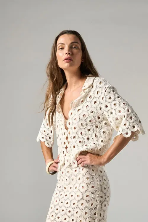 JBQ Braydon Top In Circle Macrame