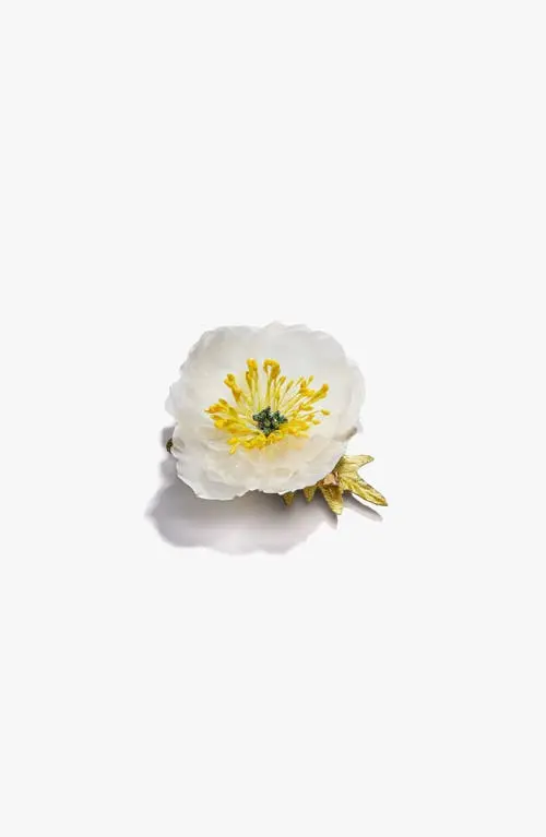 HELENA SIMON Poppy Floral Brooch
