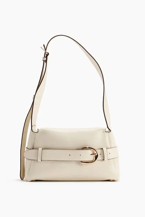 H&m Strap-detail Crossbody Bag - Cream