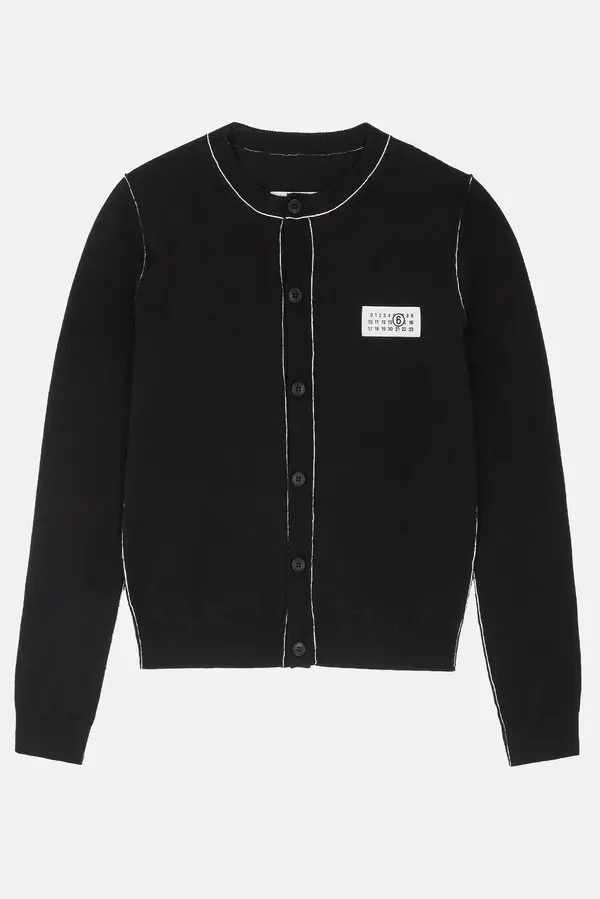 MAISON MARGIELA Wool-blend Cardigan - Black