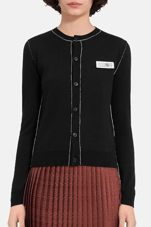 MAISON MARGIELA Slim-fit Wool-blend Cardigan