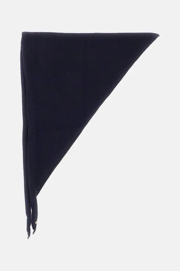 Extreme Cashmere N.35 Bandana Sciarpa A Triangolo - Blu