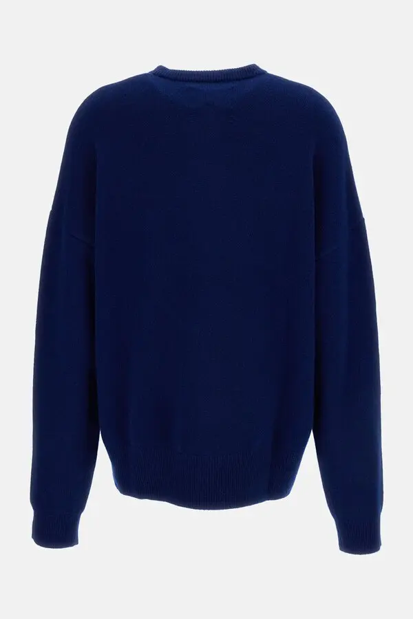 Extreme Cashmere N.496 Crew Neck Zip Sweater - Blu