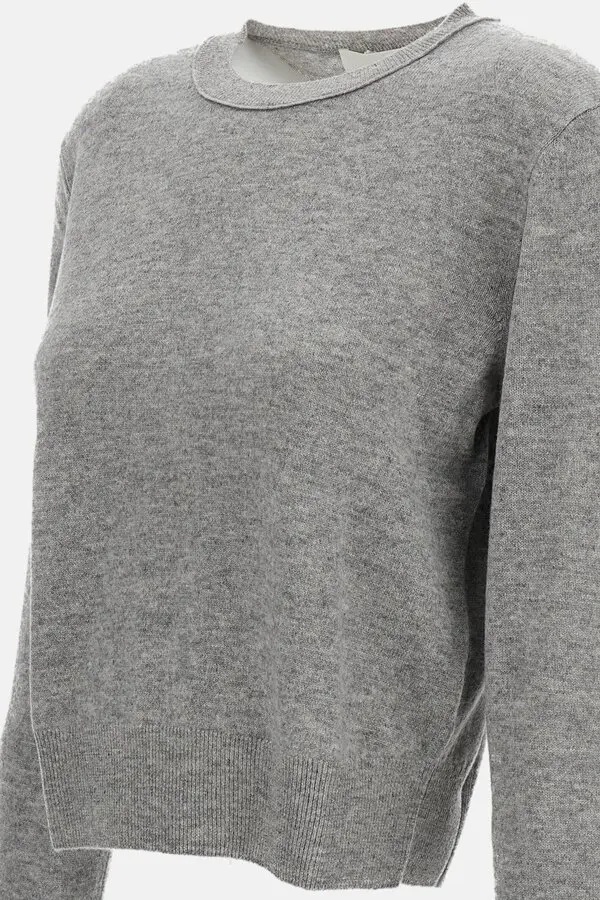 LISA YANG Greer Cashmere Sweater - Grey