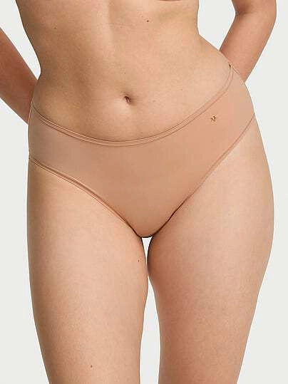 Victoria's Secret Love Cloud Mid-rise Bikini Panty - Beige