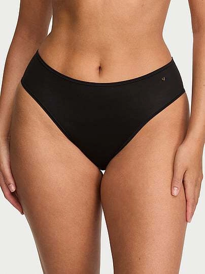 Victoria's Secret Love Cloud Mid-rise Bikini Panty - Black