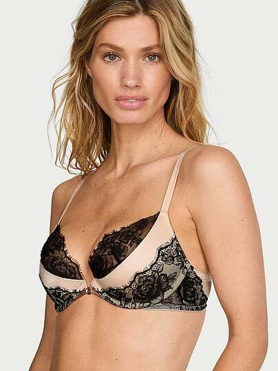 Victoria's Secret Very Sexy Low-cut Push-up Bra - Beige