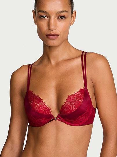 Victoria's Secret Very Sexy Envy Low-cut Push-up Bra - Red