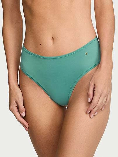 Victoria's Secret Love Cloud Mid-rise Thong Panty - Blue