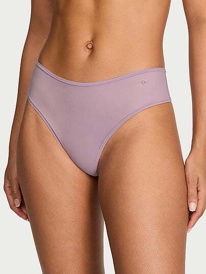 Victoria's Secret Love Cloud Mid-rise Thong Panty - Pink