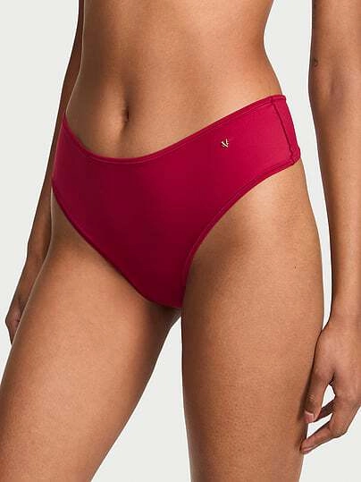 Victoria's Secret Love Cloud Mid-rise Thong Panty - Red