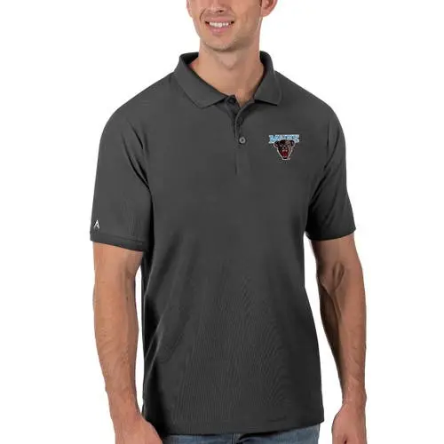 ANTIGUA Maine Black Bears Legacy Pique Polo - Anthracite