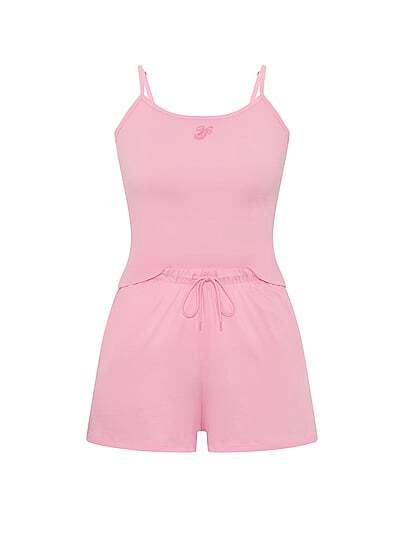 Victoria's Secret 100% Cotton Cami & Short Set - Pink