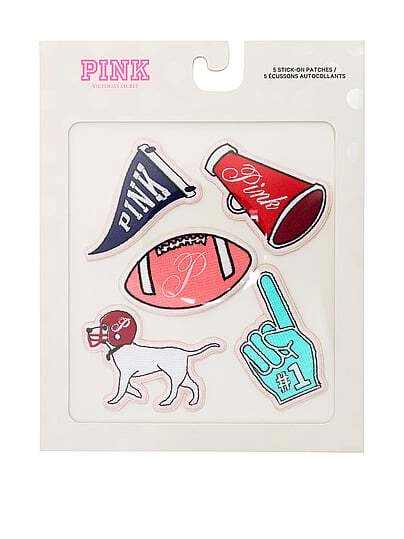 Pink Stick-on Patches - Print