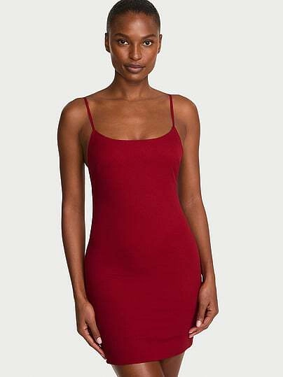 Victoria's Secret Very Sexy Push-up Short Slip Dress - Red