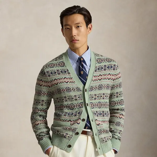 Ralph Lauren Fair Isle V-neck Cardigan