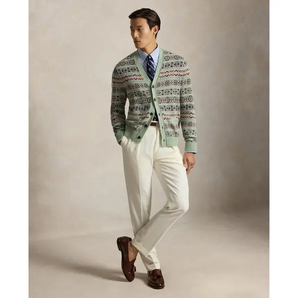 Ralph Lauren Fair Isle V-neck Cardigan