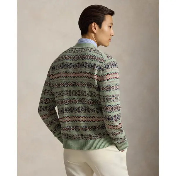 Ralph Lauren Fair Isle V-neck Cardigan
