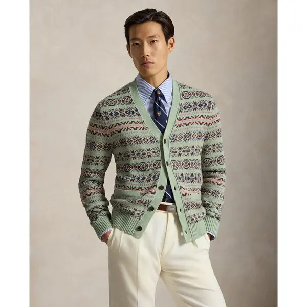 Ralph Lauren Fair Isle V-neck Cardigan