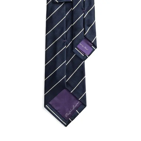 Ralph Lauren Striped Silk Satin Tie