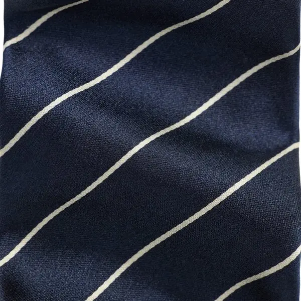 Ralph Lauren Striped Silk Satin Tie