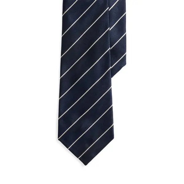 Ralph Lauren Striped Silk Satin Tie