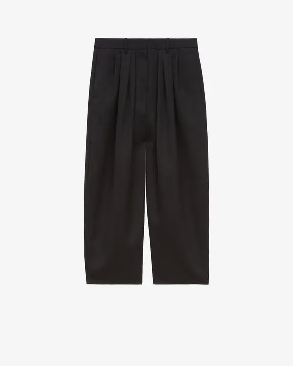 Isabel Marant Étoile Janice Wool Carrot Pants - Black