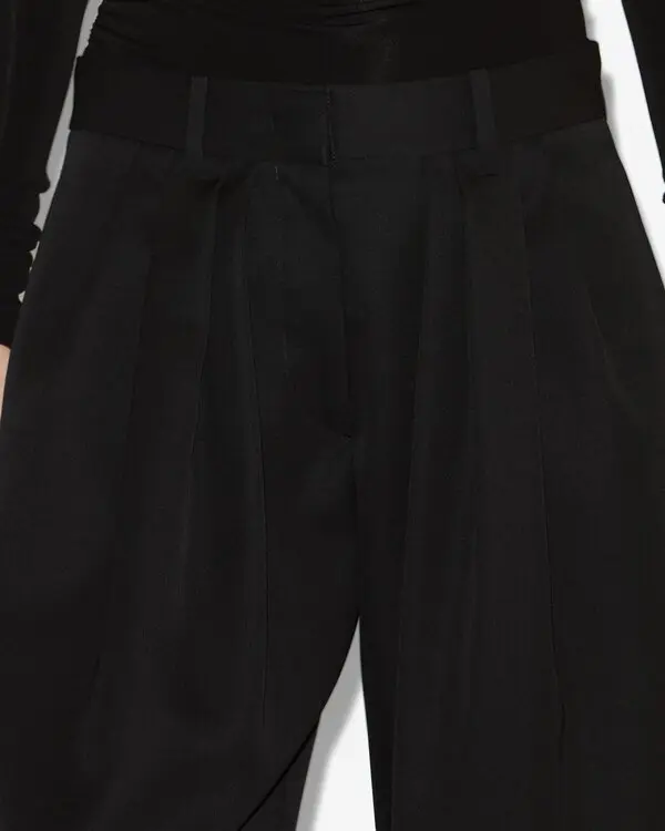 Isabel Marant Étoile Janice Pleated Wool Pants