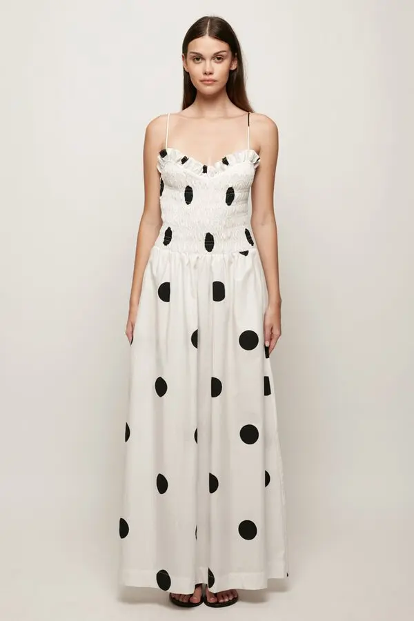 SWF Ruffled Bodice Maxi - Check Point