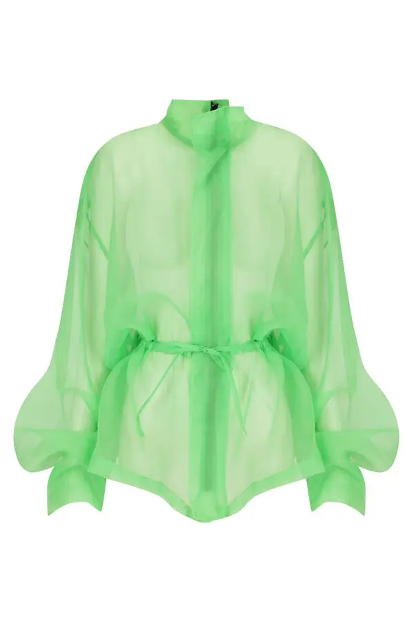 SWF Sheer Overshirt Jacket