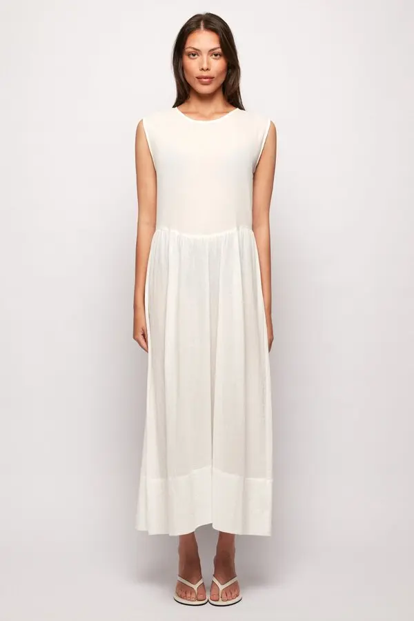 SWF Sheer Sleeveless Midi Dress
