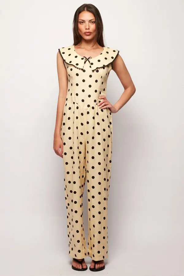 SWF Sailor Collar Jumpsuit - Dot Theory