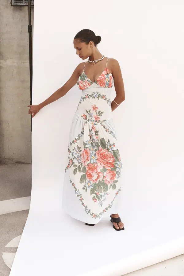 SWF Ruched Bust Maxi Dress