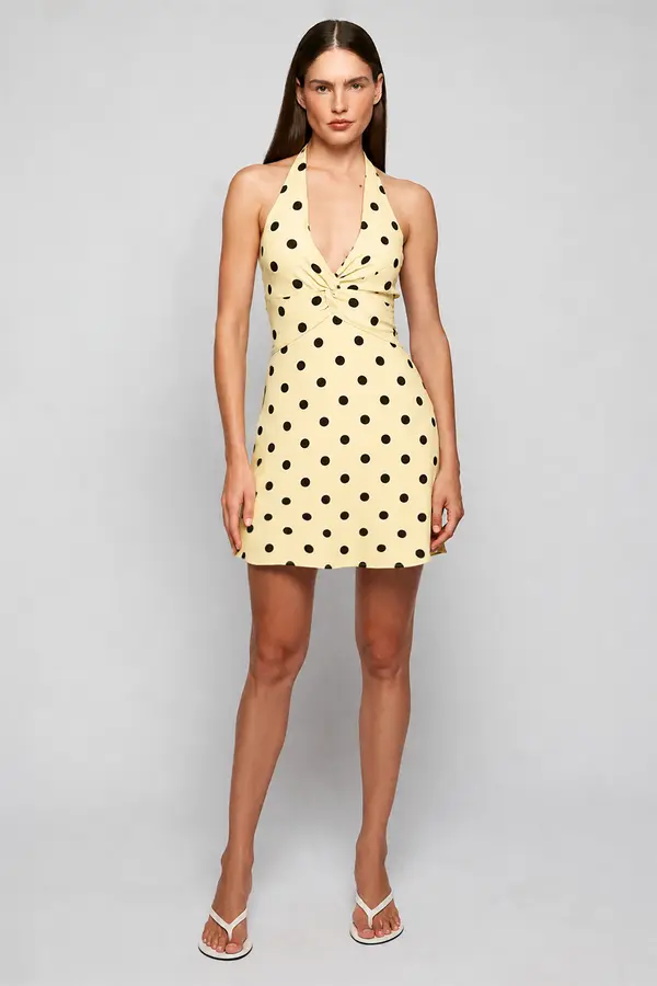 SWF Twist Front Mini Dress - Dot Theory