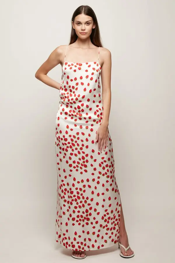 SWF Square Neck Slip Maxi Dress