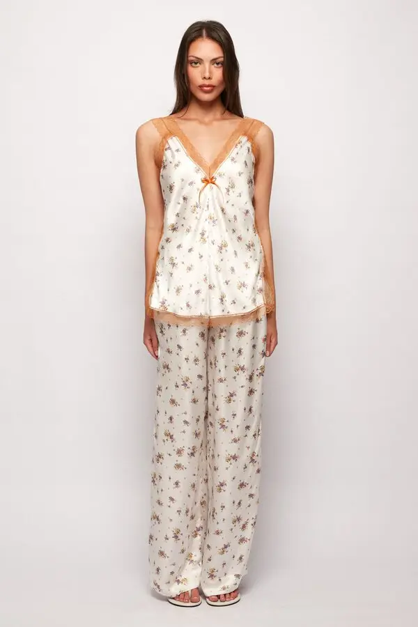 SWF Wide Leg Satin Elasticated Pant - Soft Archive