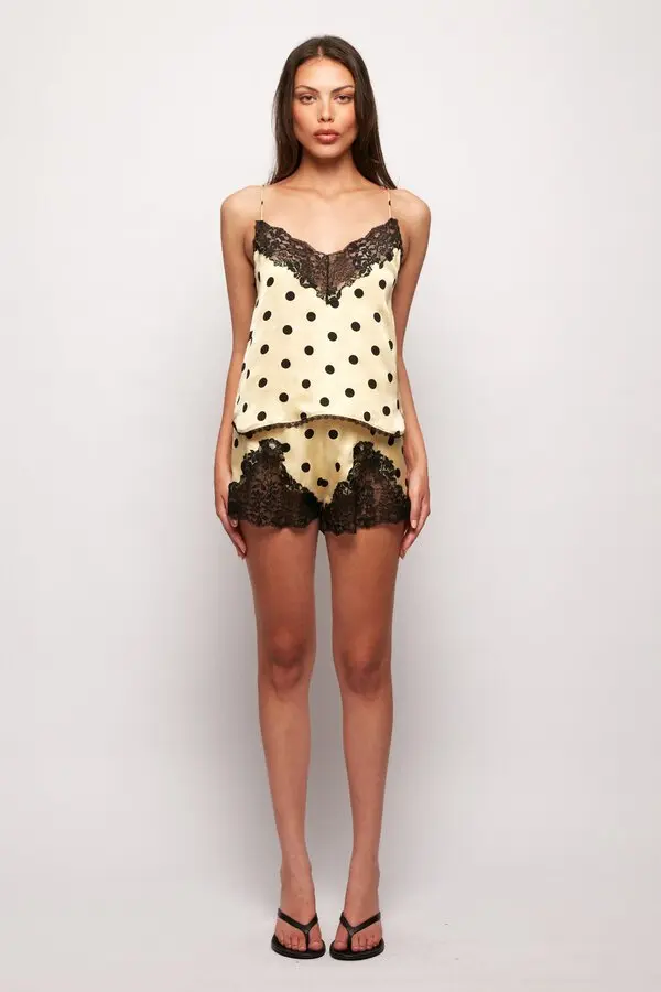 SWF Lace Trim Cami - Dot Theory